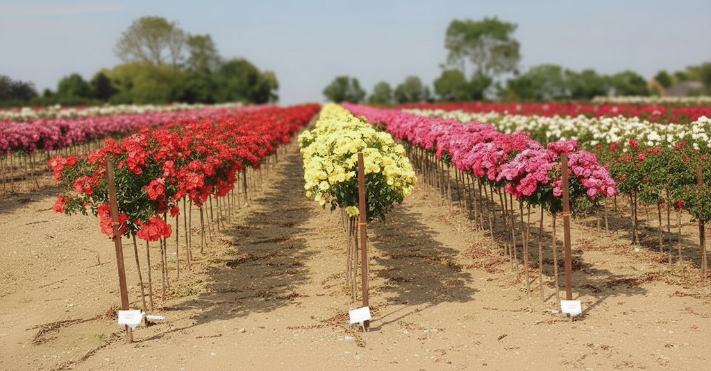 Ruže stablašice – ukrasne ruže kalemljene - Različite boje i oblici