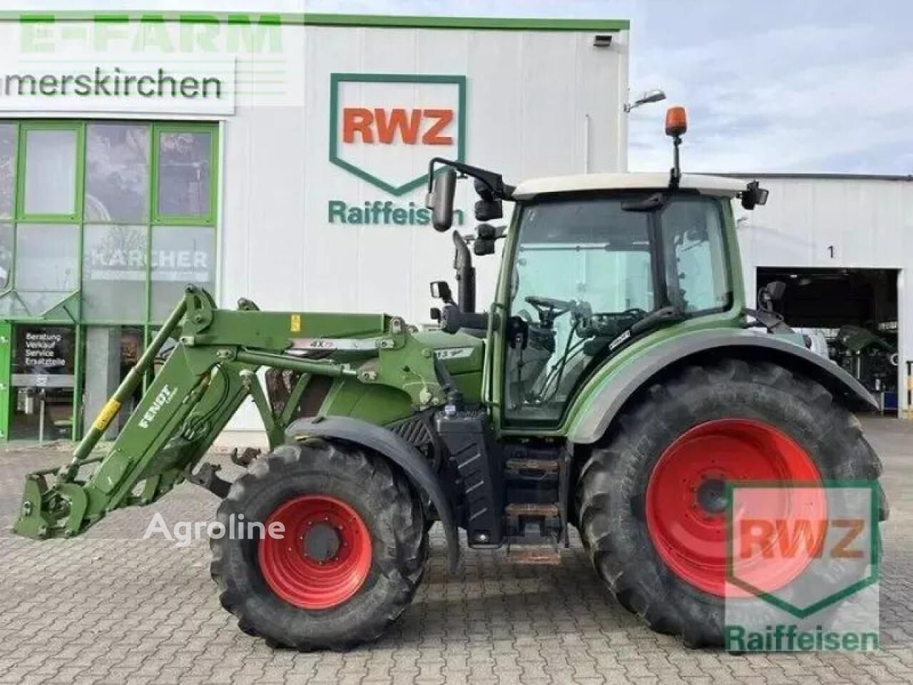 Fendt 313 s4 profi mit frontlader traktor točkaš