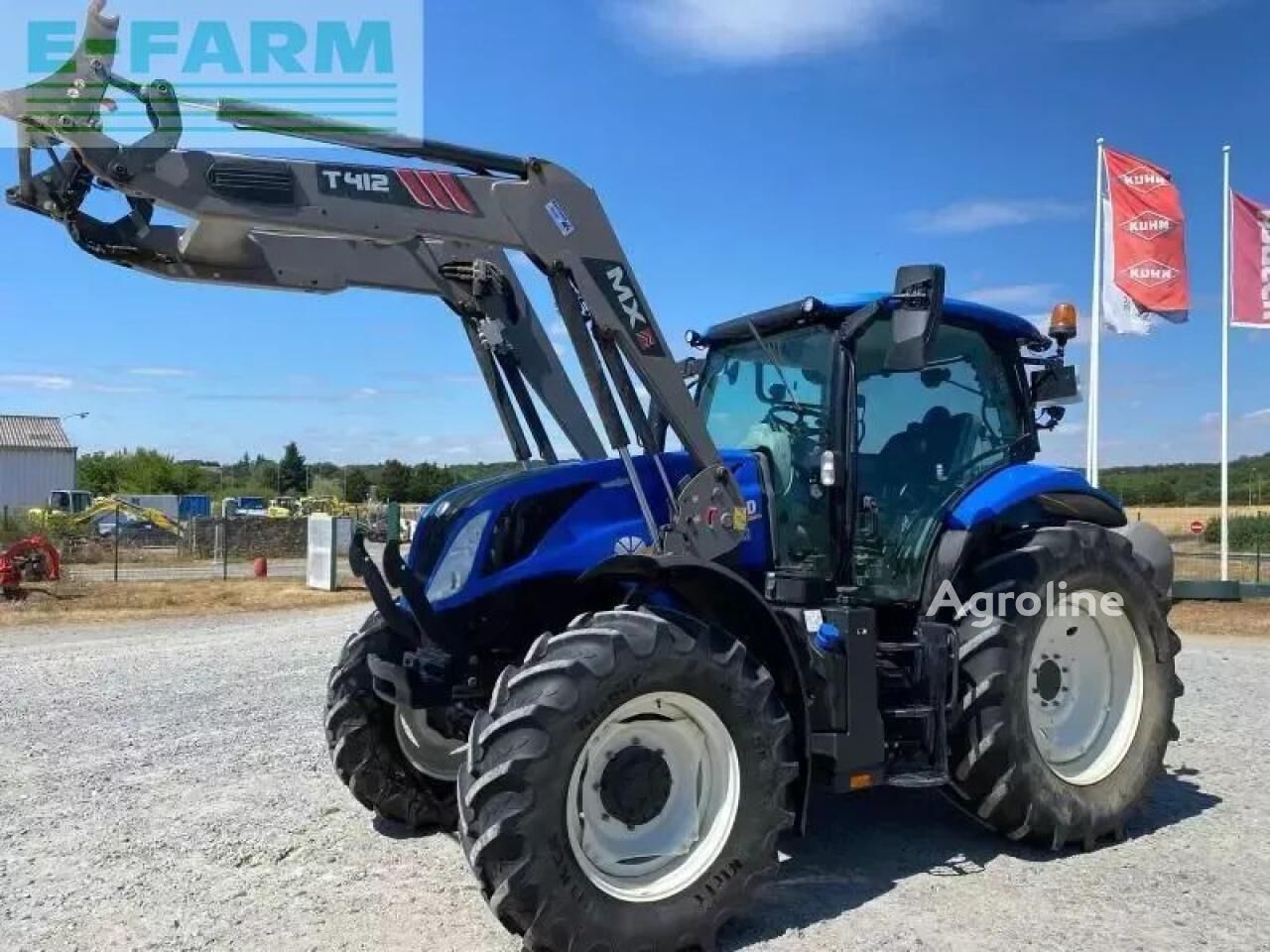 New Holland t6.155 traktor točkaš