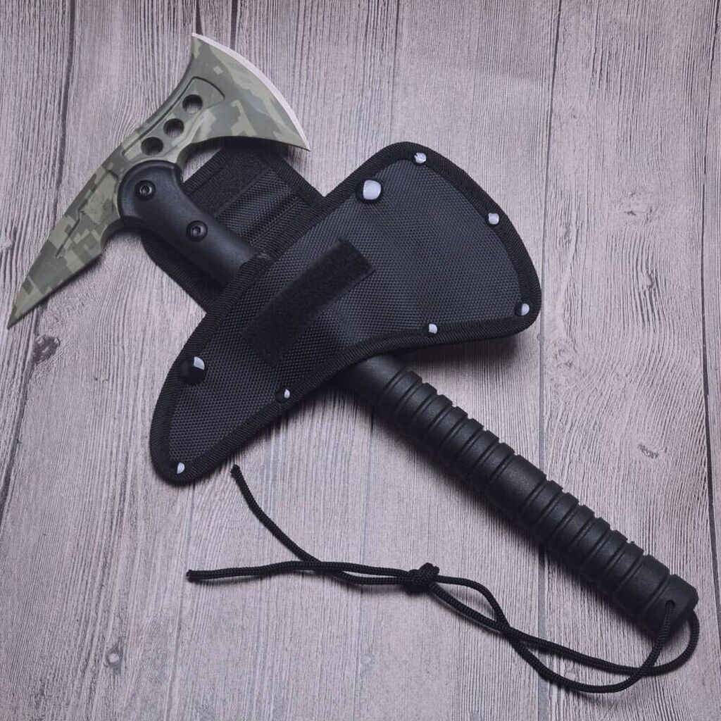 Maskirna Sekira Sog NOVA Tomahawk Sekira za Kampere, Lovce, Ribolovce