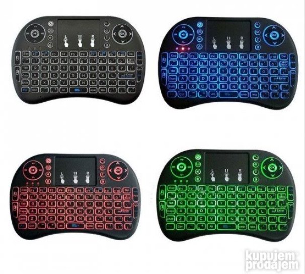 Wireless backlite (pozadinsko osvetljenje tipki) mini tastatura sa