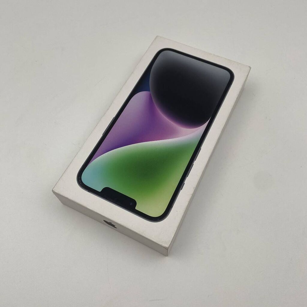 Apple iPhone iPhone 14, 128 GB, Crn, Garancija, Face ID, Otisak prsta