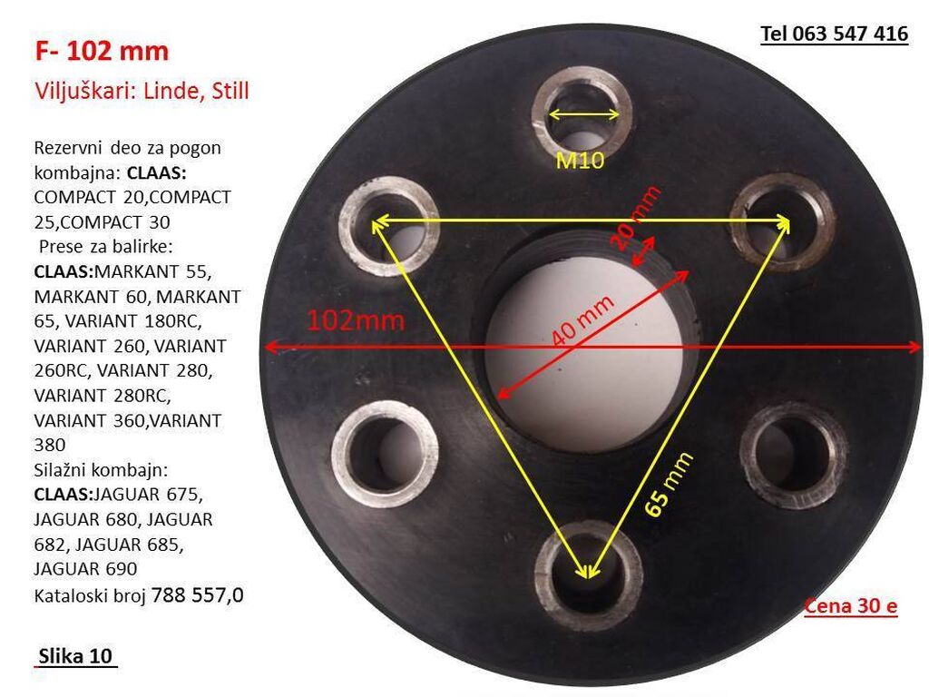 CLAAS - compast, variant markant, jaguar -Guma kardana - CLAAS