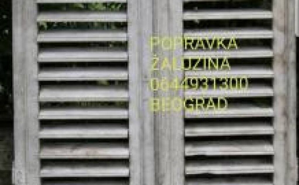 Usluga: Popravka žaluzina - Specijalizovana usluga servisa i popravke