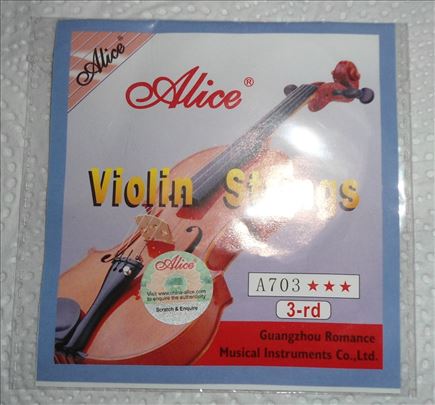 3. žica za violinu (D žica)