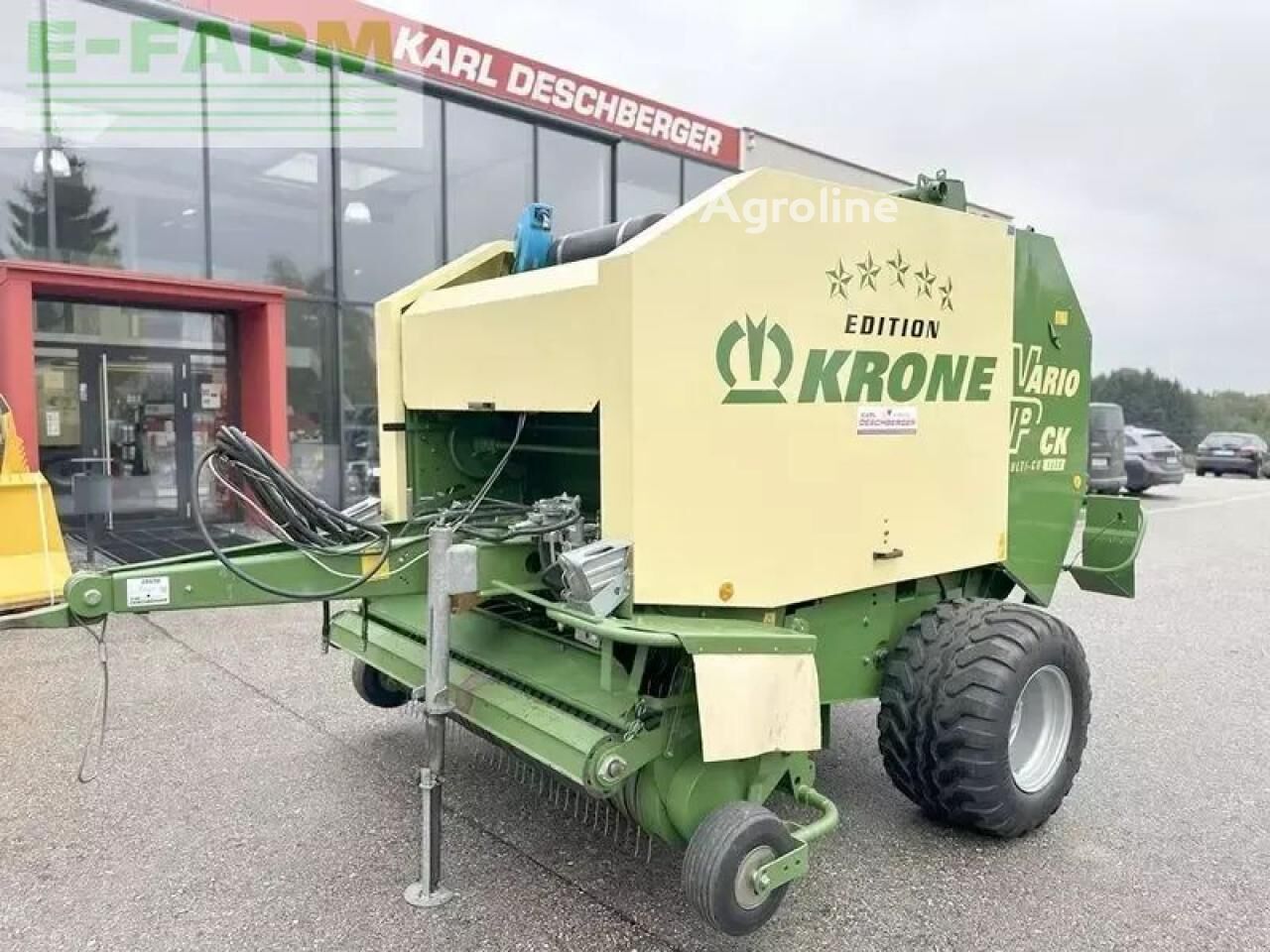Krone vario pack 1500 multi cut rundballenpresse balirka za četvrtaste bale
