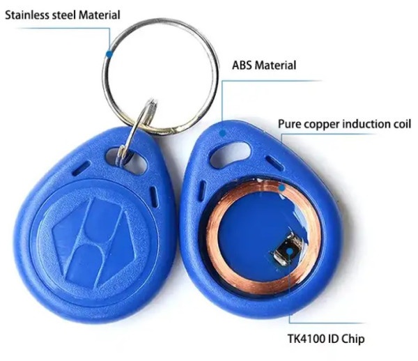 SMART-TAG-125khz-EF-NFCC Gembird Plavi Vodonepropusni ABS TAG 125KHz TK4100 (pak.10kom)