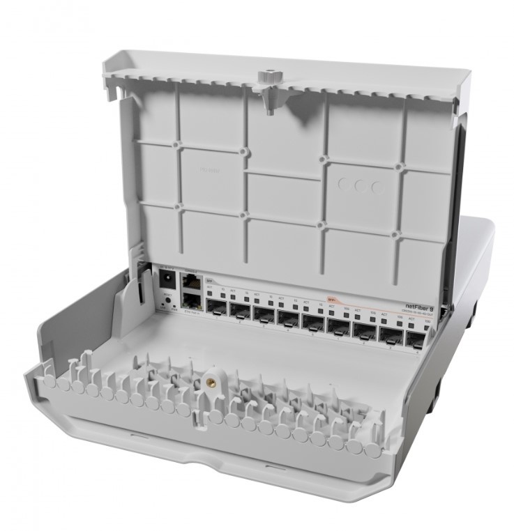 MikroTik CRS310-1G-5S-4S+OUT, netFiber 9