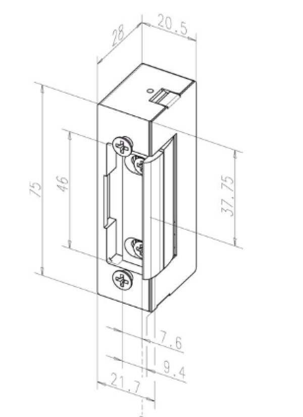 Elektricni prihvatnik EFFEFF E7-R39.8-16V AC/DC BASIC B.C 2968
