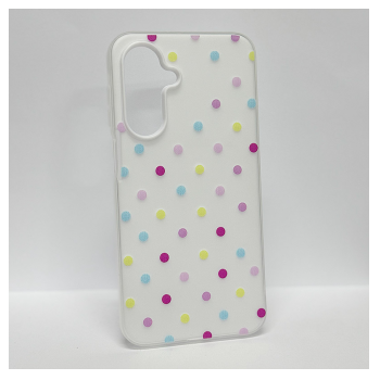 Maska Candy Dots za Samsung A17 5G/ A175F bela
