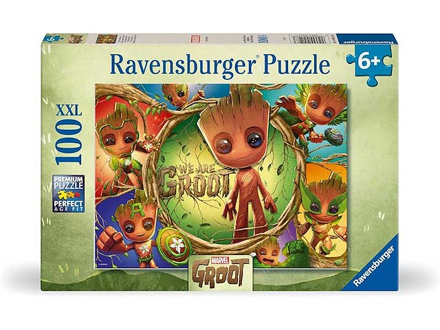 Puzzle slagalice za decu 100XXL delova Marvel Hero Groot Ravensburger 12004128