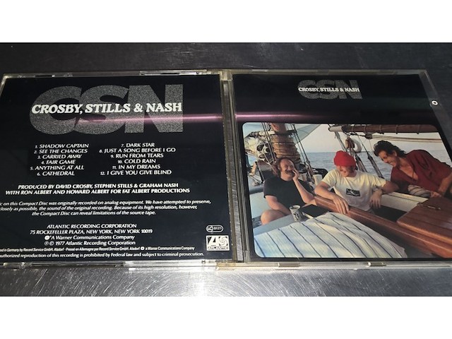 Crosby, Stills &; Nash ‎- CSN , ORIGINAL