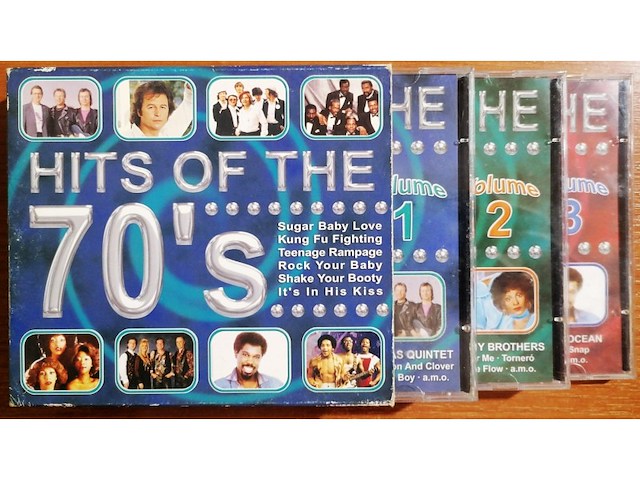 3CD*: V/A - Hits of the 70`s (1999) 48 hitova, ODLIČAN
