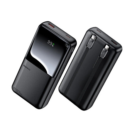 REMAX RPP-680 20W+QC 22.5W Power Bank with 2 Fast Ch. Cables 20000mAh