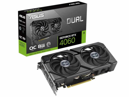 Grafička karta ASUS DUAL-RTX4060-O8G-EVO NVD8GBGDDR6128bitcrna' ( 'D-RTX4060-O8G-EVO' )