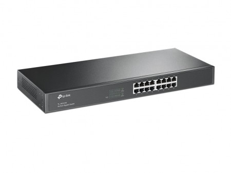 TP-LINK Gigabit Switch 16x RJ45 101001000Mbps metalno kuciste' ( 'TL-SG1016' )