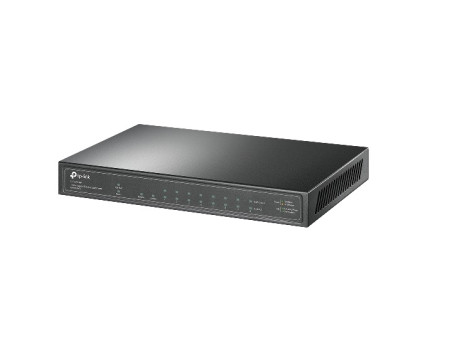 TP-Link 10-Port Gigabit POE+ switch, 8 Gigabit PoE+ Ports,1Gigabit RJ45 port 1 Gigabit SFP Slots' ( 'TL-SG1210P' )