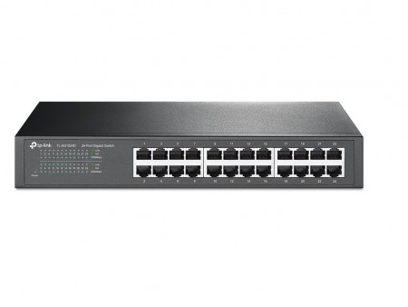 TP-LINK Gigabit Switch 24x RJ45 101001000Mbps metalno kuciste (13'')' ( 'TL-SG1024D' )