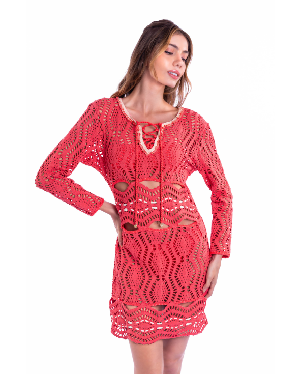 Crocheted Tunic Watermelon