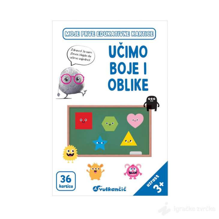 Zrnce kartice - Učimo boje i oblike