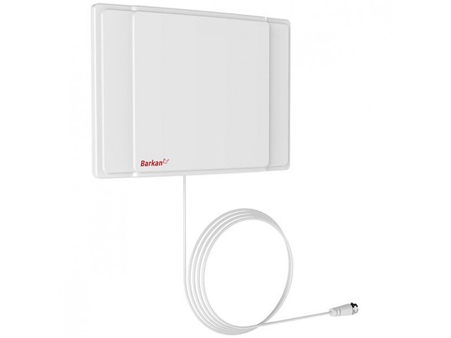 BARKAN AF40P.W Indoor HDTV Flat TV Antenna 65 km