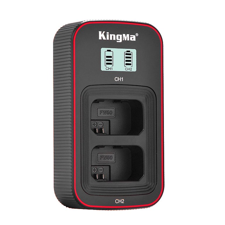 Kingma Sony NP-FW50 LCD Dual USB punjač