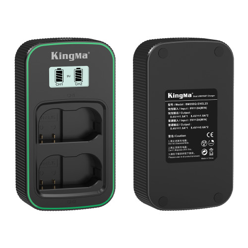 Kingma Nikon EN-EL15 Dual USB punjač