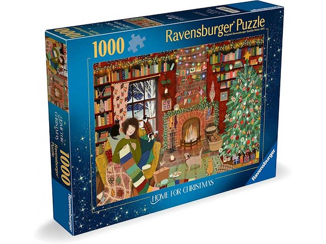Puzzle 1000 delova Kod kuće za Božić Anđela Holand Ravensburger 12001465