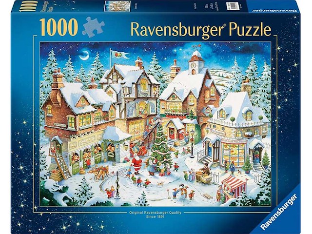 Puzzle 1000 delova Božićno selo Limited Edition Ravensburger 12001271