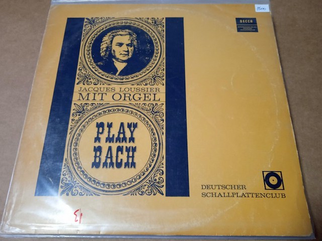 Jacques Loussier - Play Bach - Mit Orgel