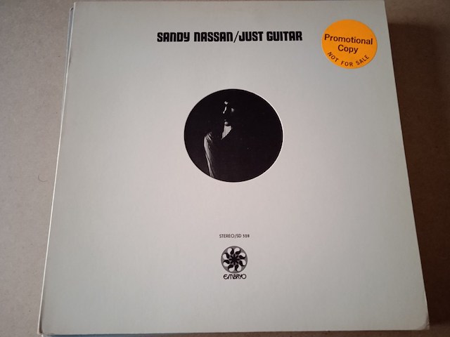 Sandy Nassan - Just Guitar, USA Press, Mint