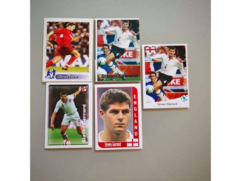 Steven GERRARD - lot 5 slicica - 2005-2013