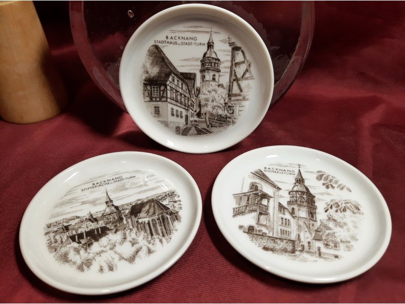 VTG LOT FÚRSTENBERG DEKORATIVNIH PORCELAN TANJIRA