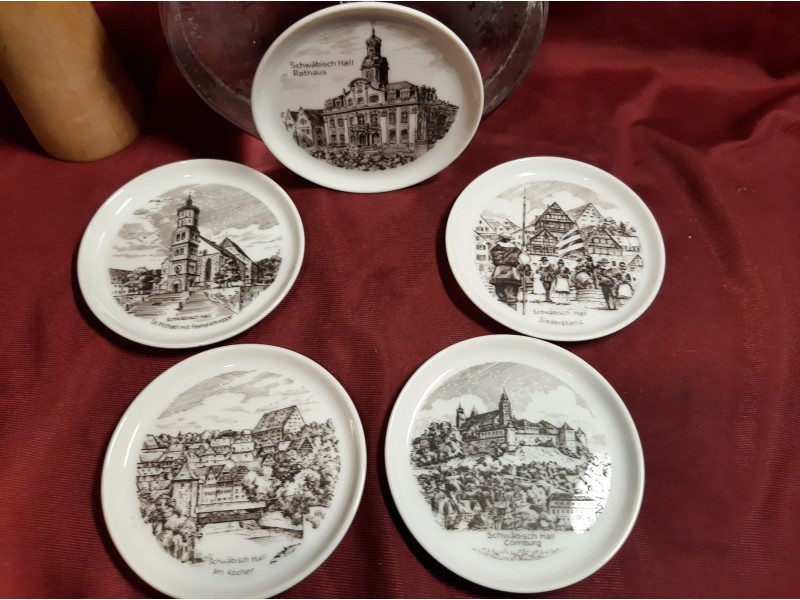 VTG LOT FÚRSTENBERG W.GERMANY PORCELAN TANJIRA