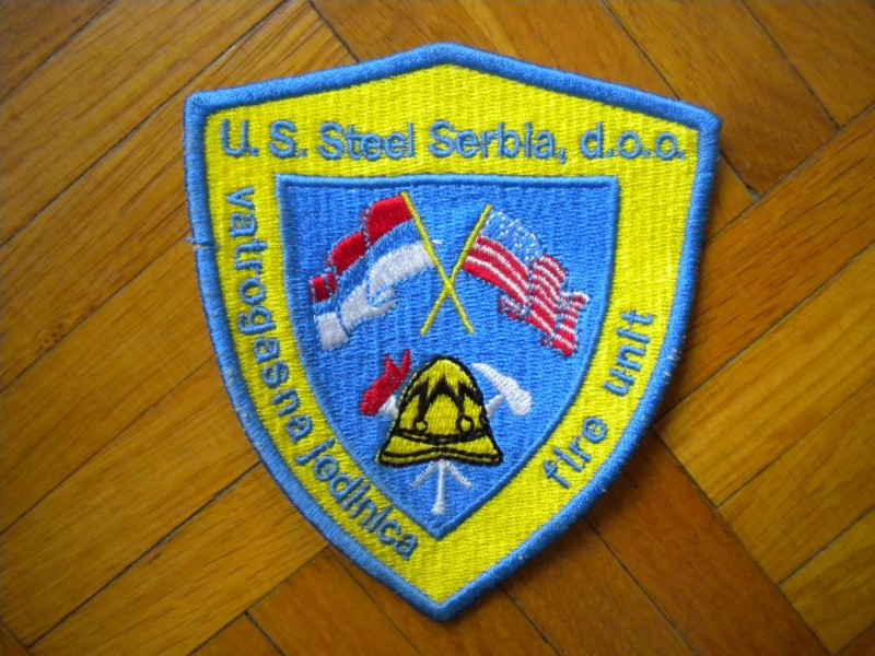 U.S. Steel Serbia, d.o.o. VATROGASNA JEDINICA amblem