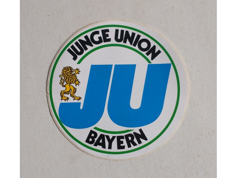 nalepnica JUNGE UNION - BAYERN