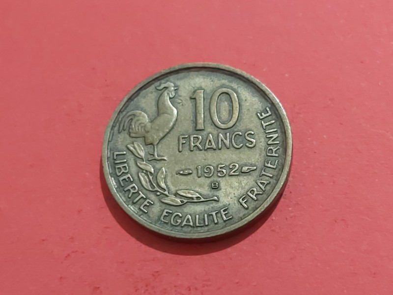 Francuska - 10 francs 1952 god