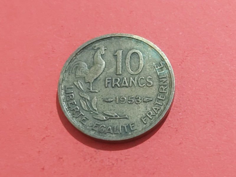 Francuska - 10 francs 1953 god