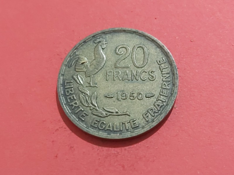 Francuska - 20 francs 1950 god