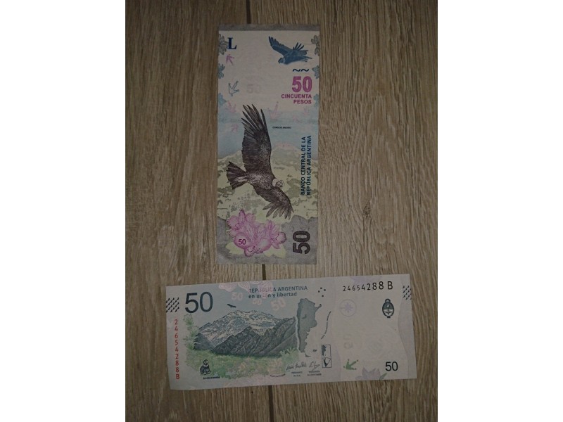 Argentina 50 Pezosa UNC Kondor
