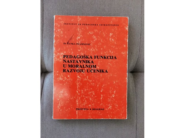 Pedagoška funkcija nastavnika u moralnom razvoju učenik