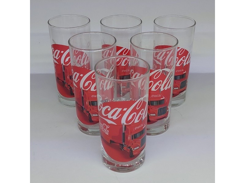 Coca Cola čaše (kamion) - set 6 komada
