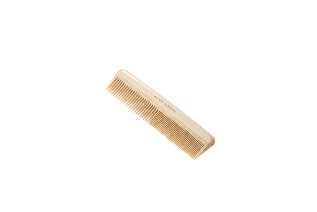 Acca Kappa Beech Wood Comb – Fine Coarse Teeth – Češalj od bukve