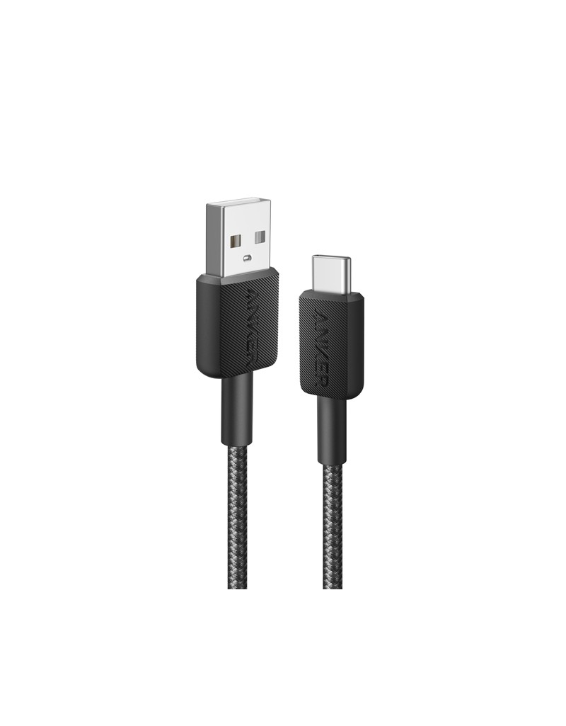 ANKER 322 USB tip-A na USB tip-C kabl M/M 1.8m, 18W, pleteni, crni
