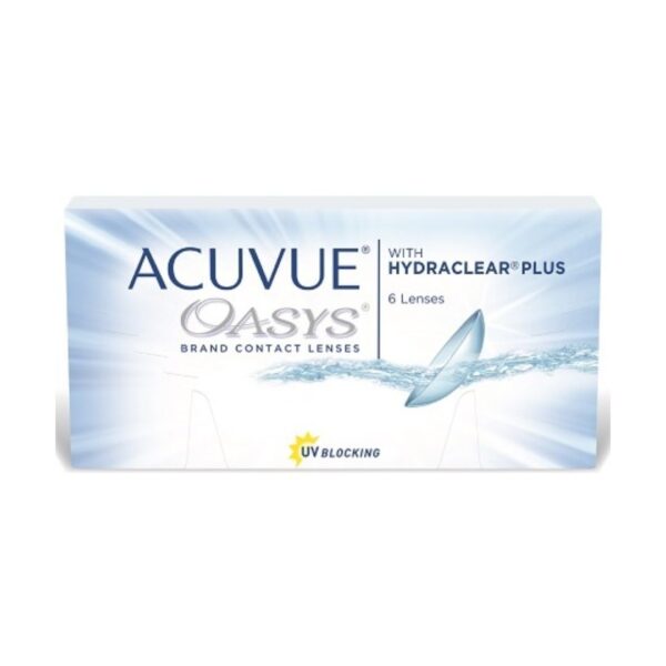 ACUVUE® OASYS with HYDRACLEAR® PLUS (6 sočiva)