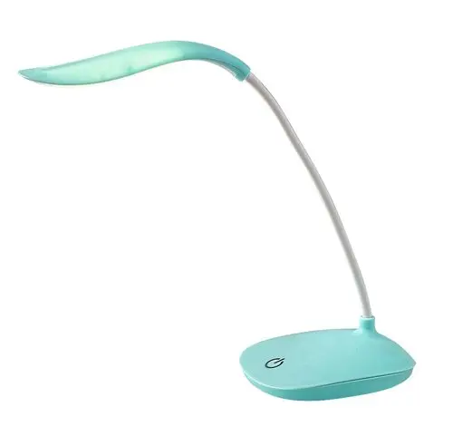 Rabalux Stona lampa Bedi, dimabilna na dodir, LED 2W, 4000K, 27cm, Plava