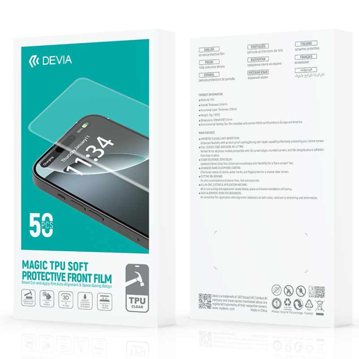 FOLIJA DEVIA MAGIC TPU SOFT PROTECT ZA 3 U 1 MASINU -TEST