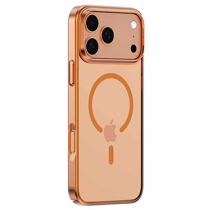 FUTROLA HARD CASE DEVIA GLIMMER MAGNETIC SERIES CASE PC ZA IPHONE 17 PRO NARANDZASTA