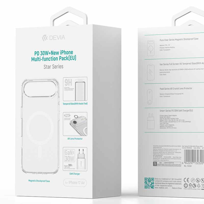 DEVIA 4IN1 IPHONE PROTECTOR PACK ZA IPHONE 17 AIR