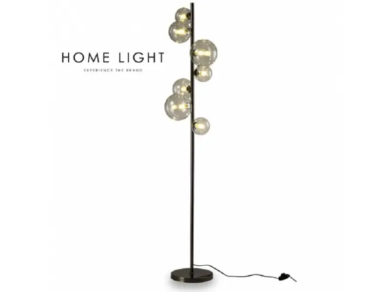 HOME LIGHT Vesta 601 Podna lampa, 7*G9, Crna